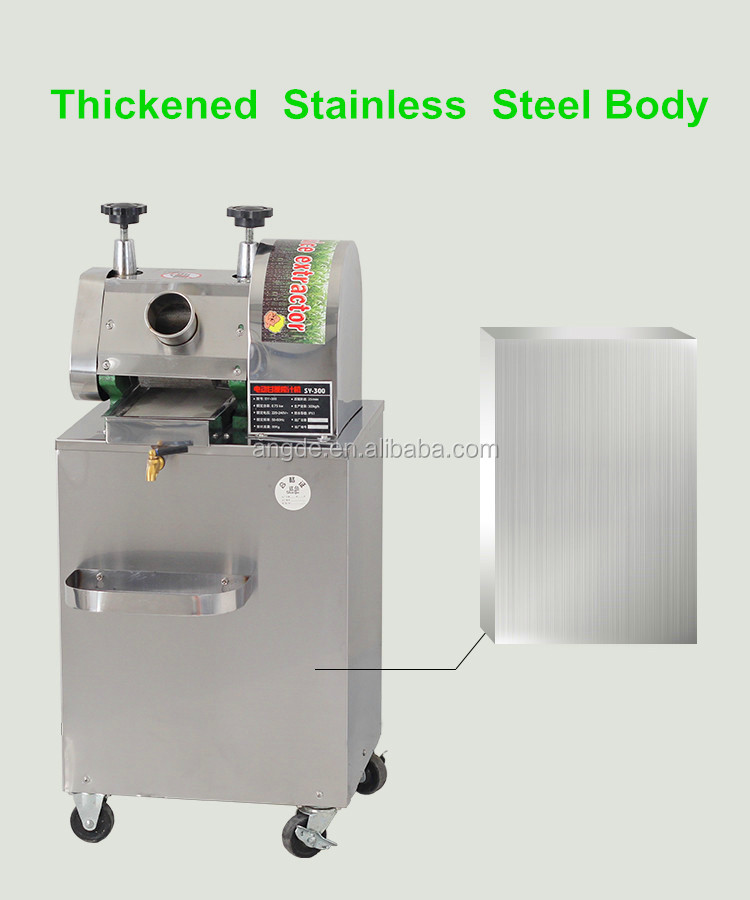 Automatic Commercial Electric Vertical Sugarcane Juicer Machine With ...