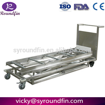 Hospital Morgue Hydraulic Bodies Lifting Trolley, High Quality Hospital ...