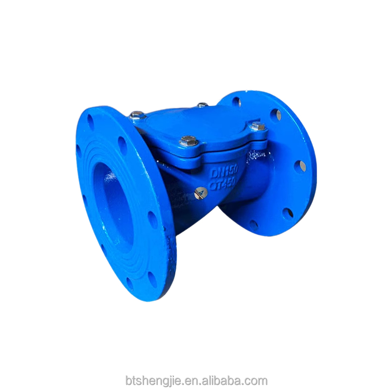 Flexible Rubber Flap Check Valve: Ductile Cast Iron Ggg50 And Rubber ...