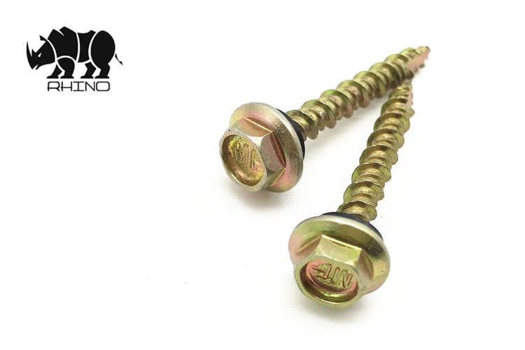 Din6928 Hexagon Washer Head Outdoor Pole Gripper Type 17 Coated Wood ...