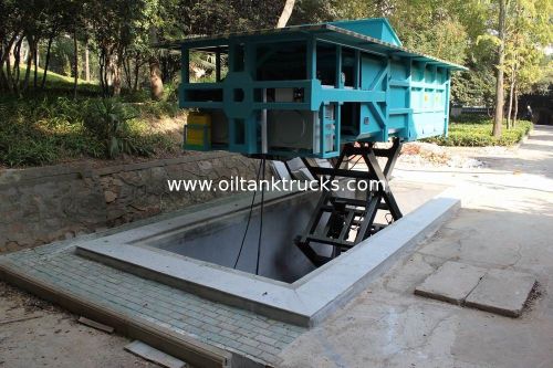 Modular Underground Horizontally Lifting Compression Waste / Garbage ...
