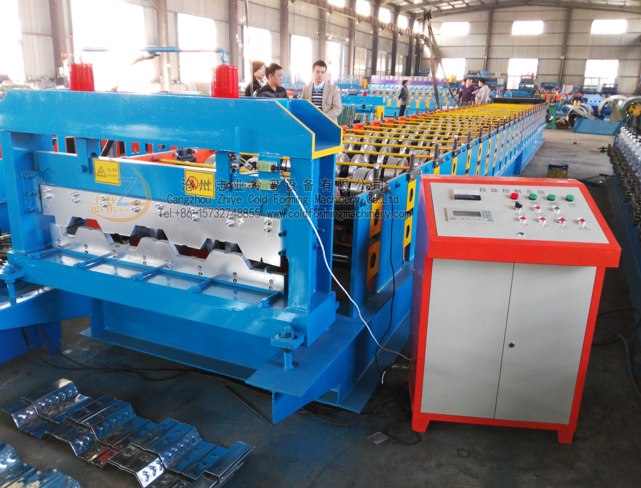 Steel Structural Floor Decker Cold Forming Machine, High Quality Steel ...