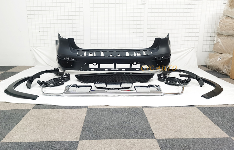 Gl63 Bodykit Front Rear Bumper With Gt Style Grille For Mercedes-benz ...