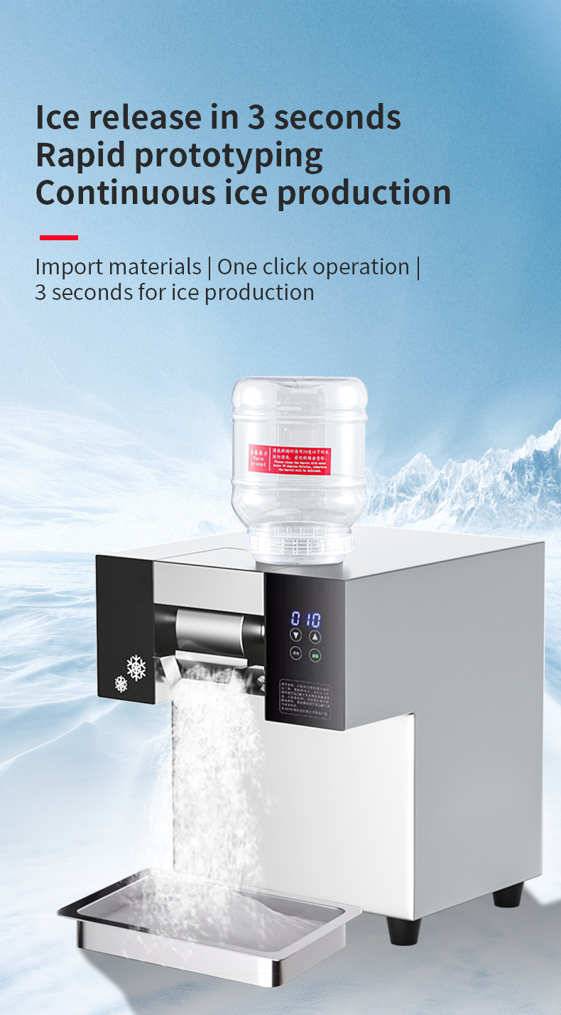 Korean Flake Snow Ice Shaver Machine - Auto Bingsu Machine With Water ...