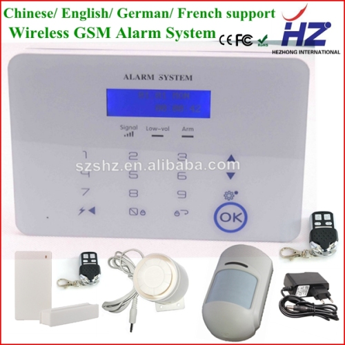Touch Keypad Home Burglar Security Alarm System With Wireless Outdoor ...