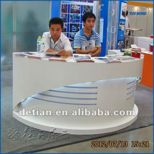 Front Desk Reception Desk Display Case Glass Reception Desk, High ...