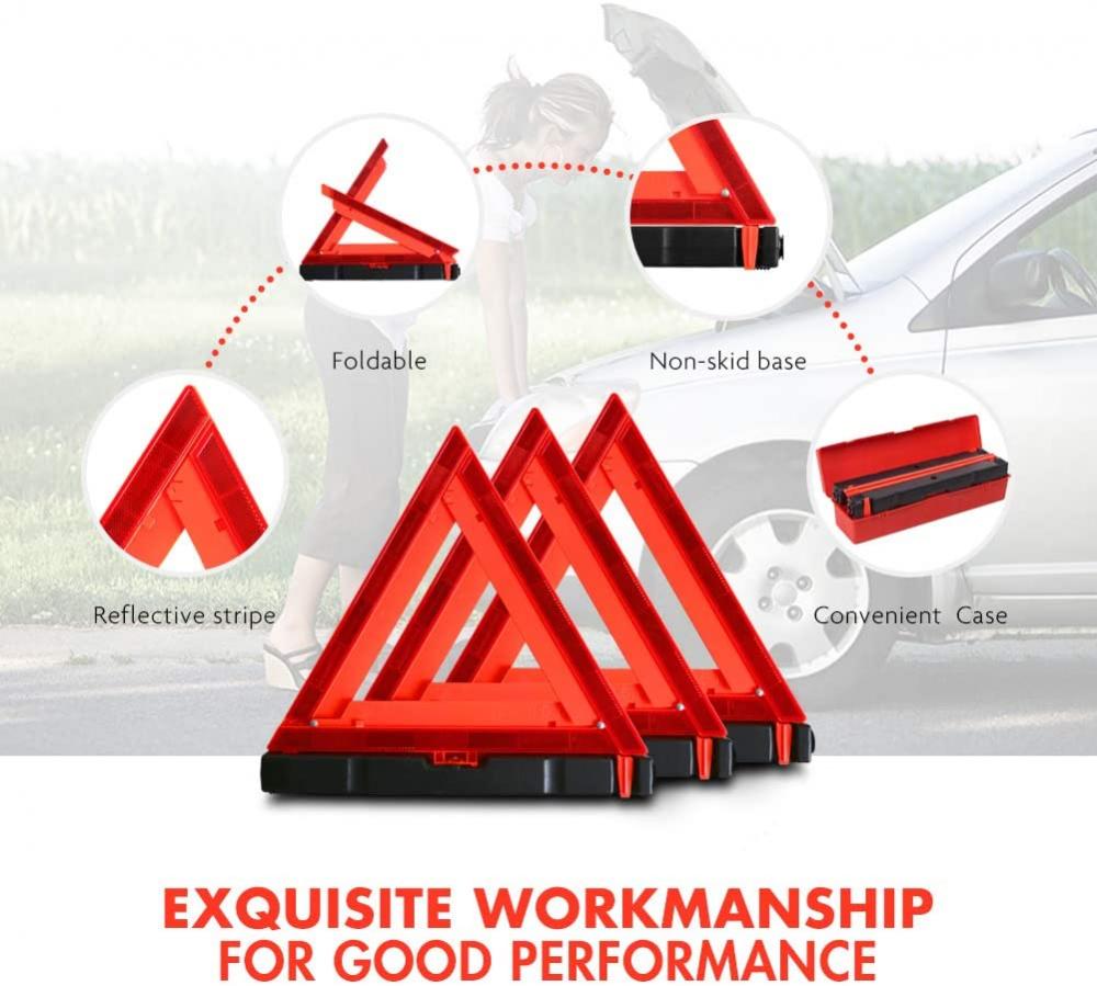 Roadside Reflective Dot Approved Warning Triangle, High Quality ...