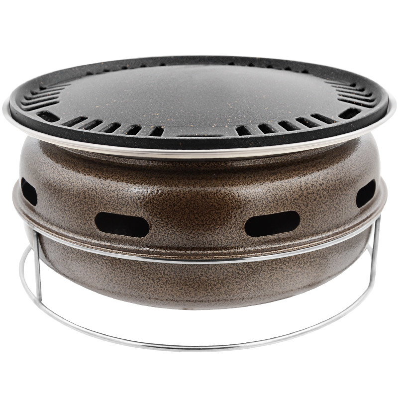 Korean barbecue pot small charcoal oven Japanese BBQ stove self-service ...