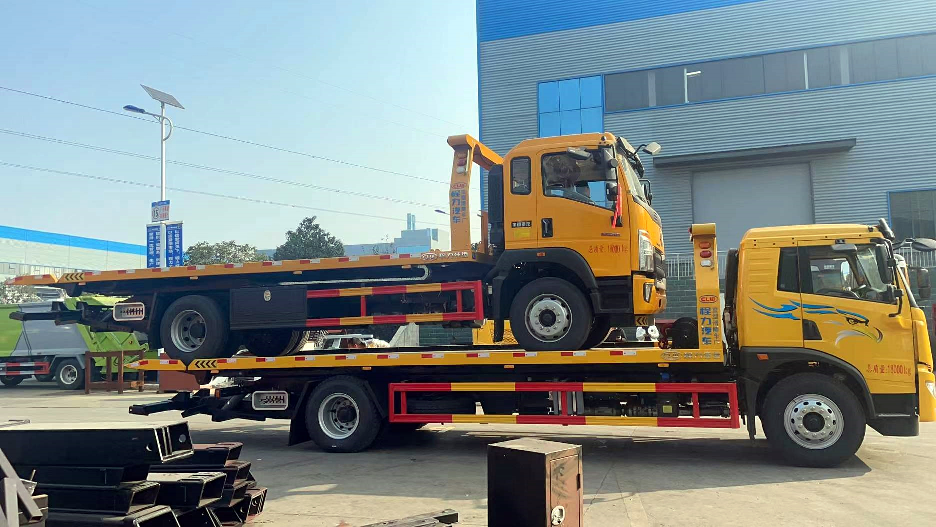 10 Ton Rollback Tilt Tray Flat Bed Platform Faw Jiefang Car Vehicle ...