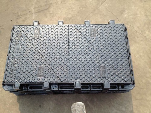 Ductile Iron Manhole Frame With Two Covers En124 D400, High Quality ...