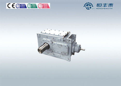 Mechanical Transmission Helical Bevel Gear Reducer , Shaft Mounted ...
