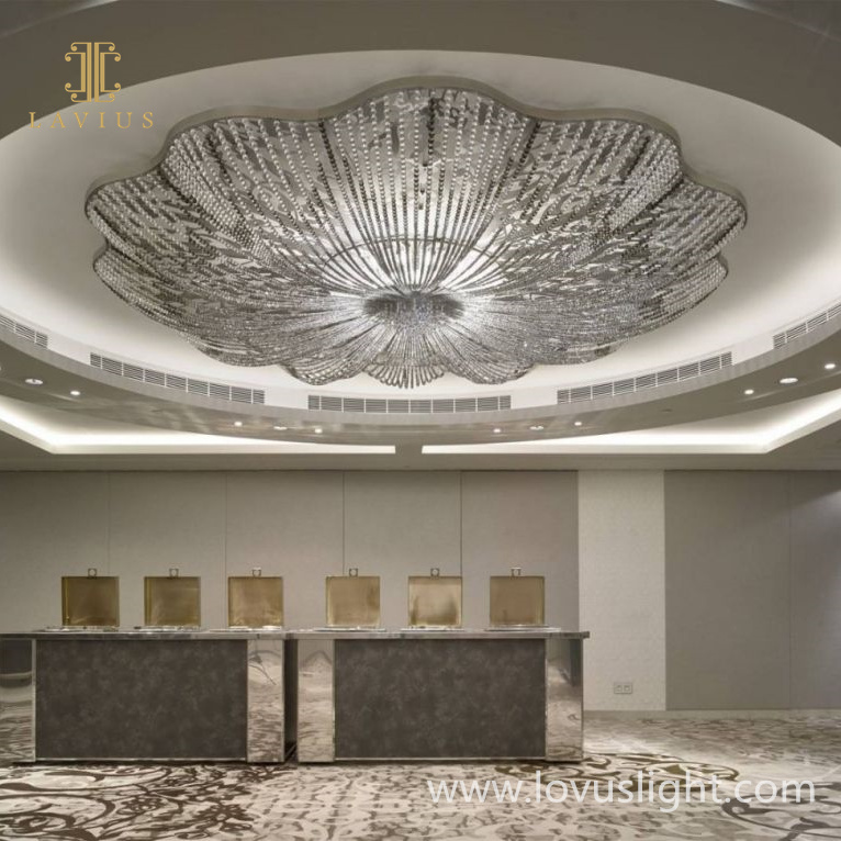 Large-scale Shopping Mall Conference Hall Popular Chandeliers Ceiling ...