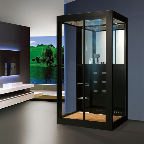 Black Steam Shower Cabin Shower Cubicles, High Quality Black Steam ...