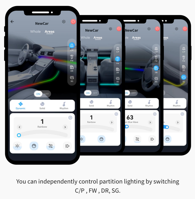 Sp701e Car Cabin Led Controller - Argb Rgb Combinations With Spi Pwm ...