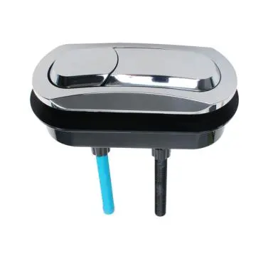 Toilet Cistern Fittings: Push Button With Bright Chromeplated Surface ...