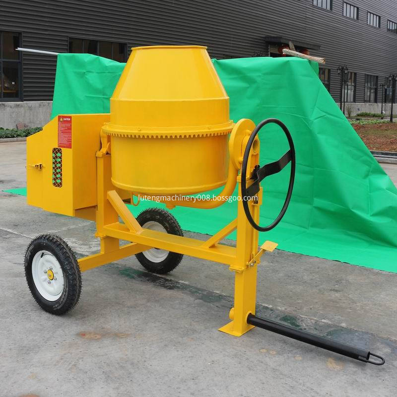 4 Wheels Portable 600l Electric Motor Concrete Mixer, High Quality 4 ...