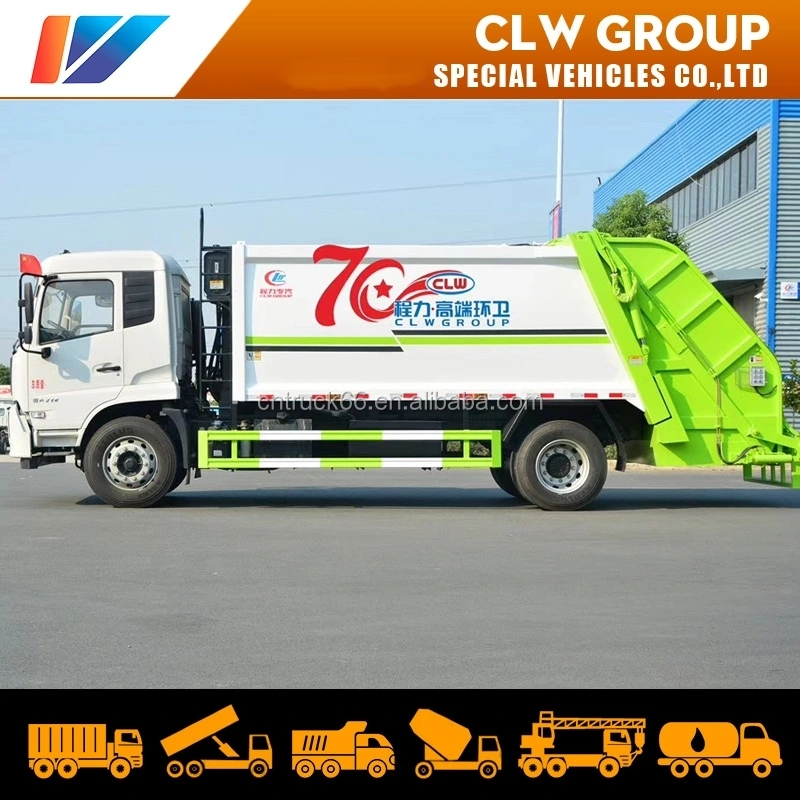 8tons 10ton Garbage Trucks Dongfeng 12cbm Electric Remote Control ...