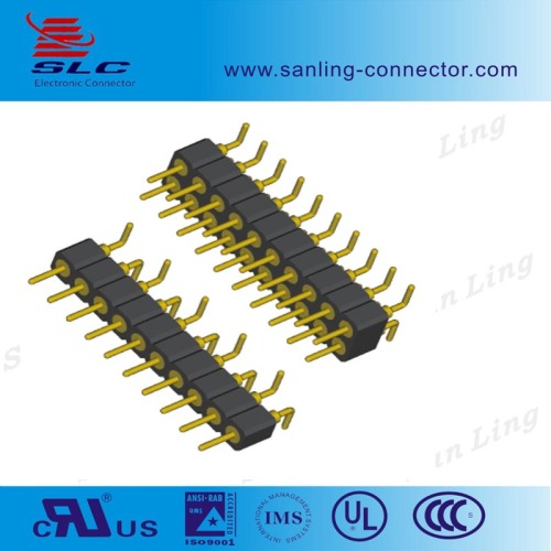 Right Angle Pitch 2.0mm Machine Pin Header Single /dual Row Pcb ...