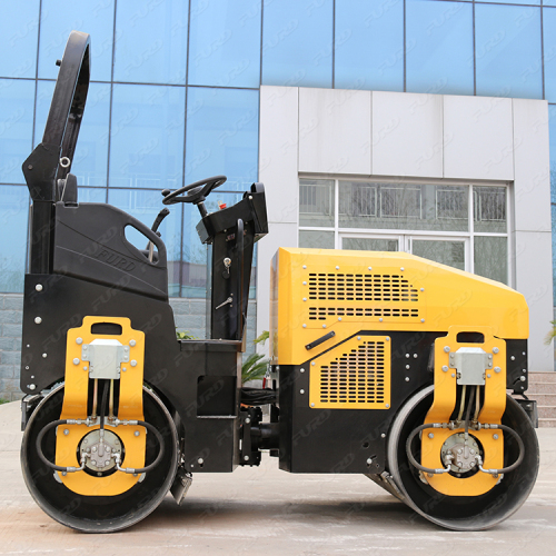 Single And Double Vibration Hydraulic Double Drive Road Roller, High ...