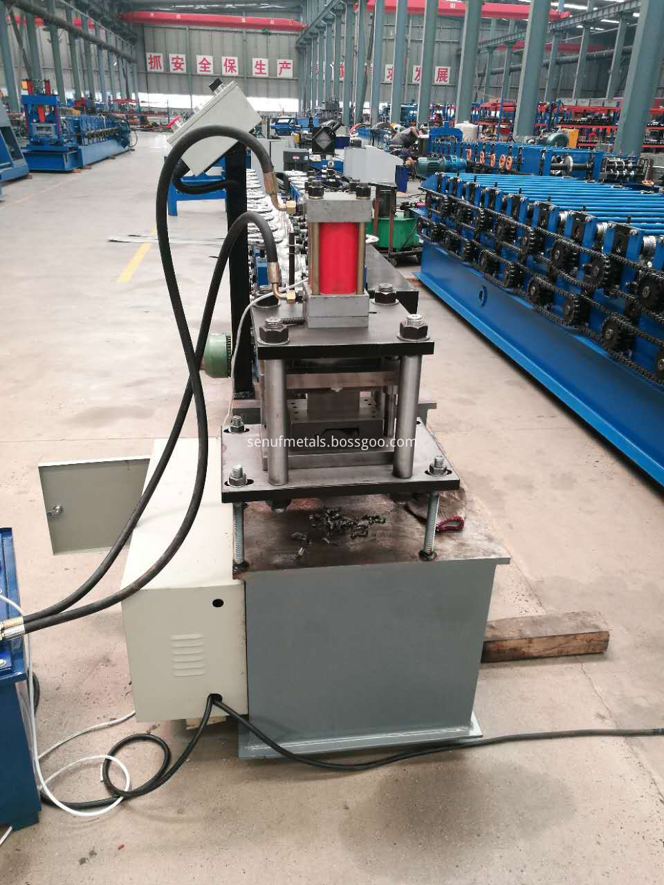 Galvanized Sheet Roller Shutter Door Slat Forming Machine, High Quality Galvanized Sheet Roller ...