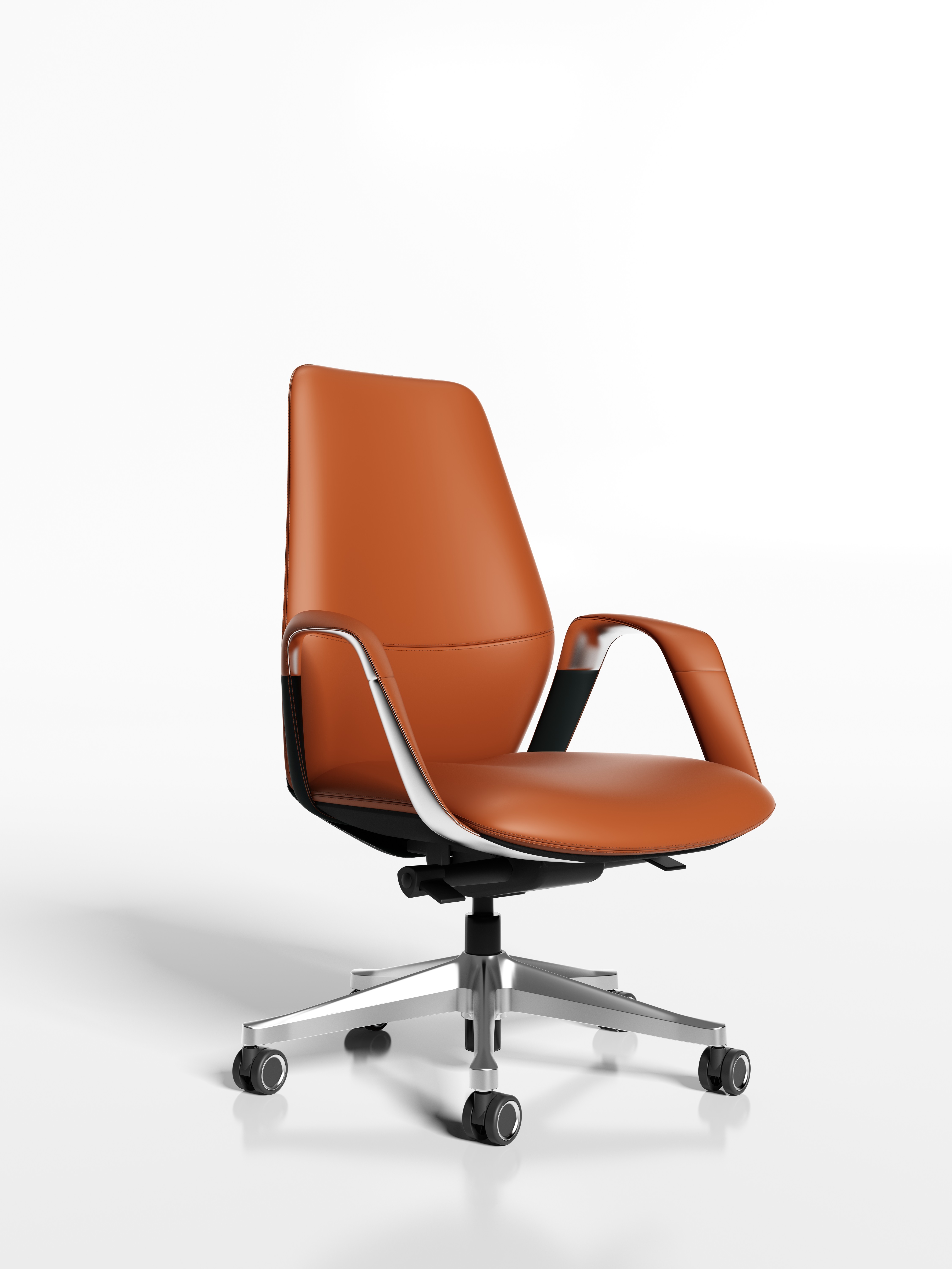 Modern New Luxury Middle Back Ergonomic Executive Chair, High Quality ...