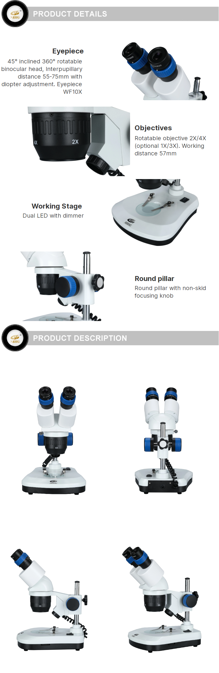 Binocular Transmit Microscope Pcb Board Stereo Microscope, High Quality ...