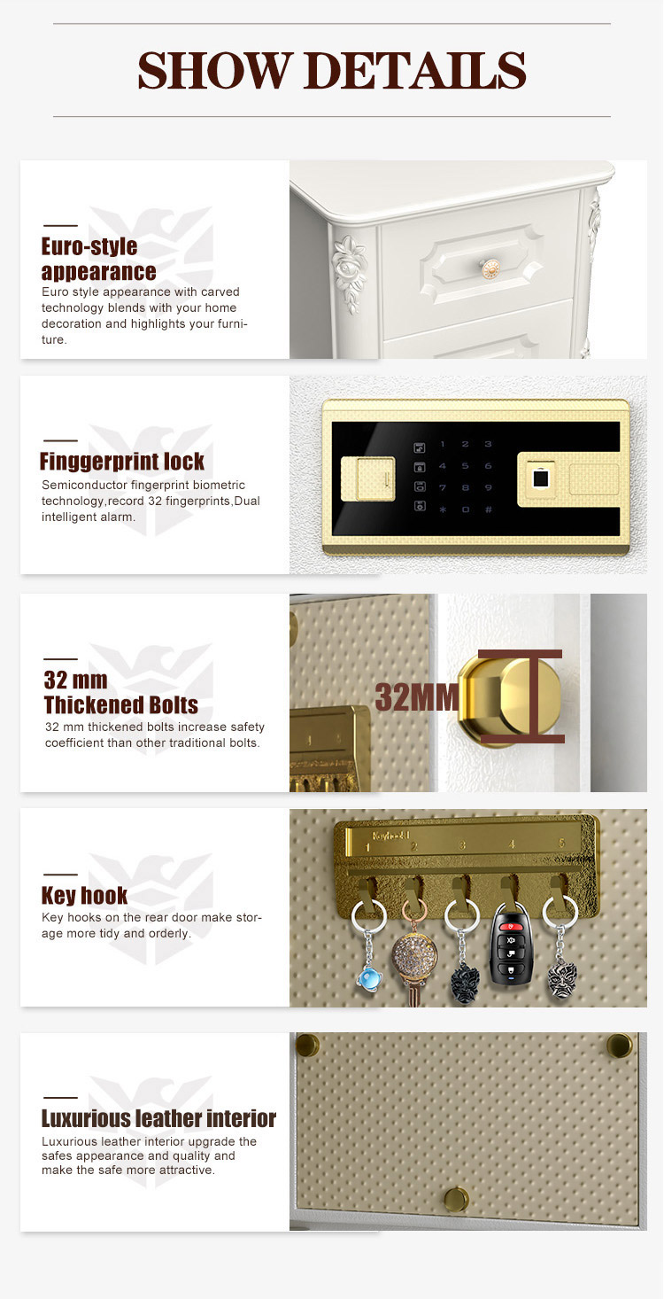 Nordic Furniture Modern Bedside Table Hidden Safes, High Quality Nordic ...