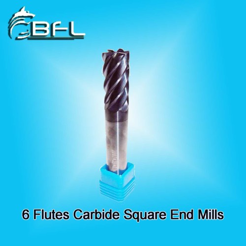 6 Flutes Carbide Solid Flat Cnc Lathe Tooling, High Quality 6 Flutes ...