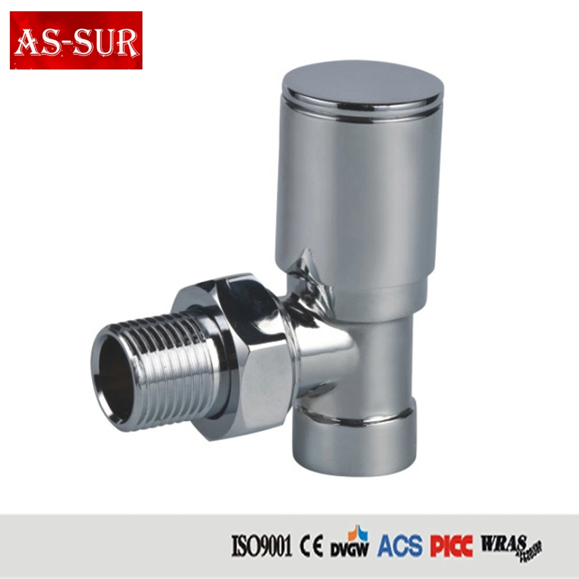 Hot Water Heating System Brass Angle Radiator Valves, High Quality Hot ...
