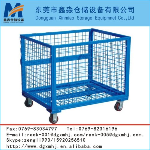 Warehouse Galvanized Wire Mesh Containers/ Wire Mesh Cages, High ...