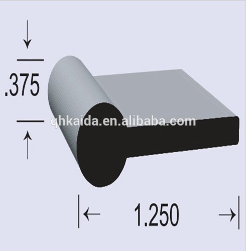 Flocking Epdm Rubber Extrusion Profile, High Quality Flocking Epdm ...