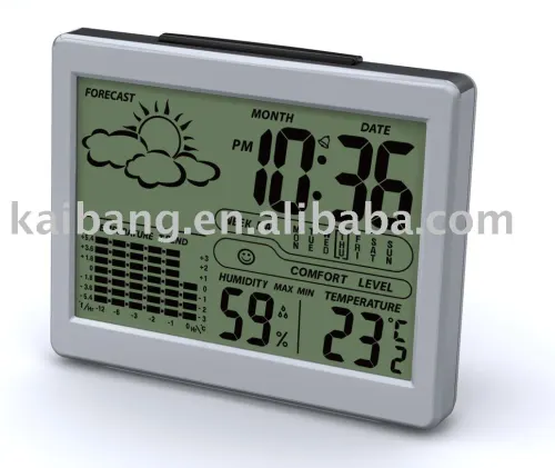 Big Lcd Weather Station Clock, High Quality Big Lcd Weather Station ...