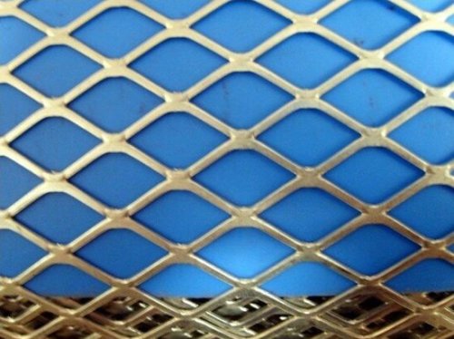 Light Expanded Metal Wire Mesh Diamond / Hexagonal 6mm Thickness, High ...