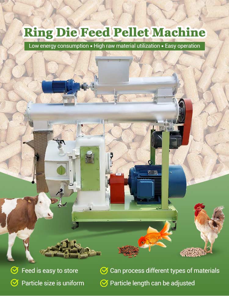Cattle And Goat Farm Feed Pellet Machine And Processing Equipment, High ...