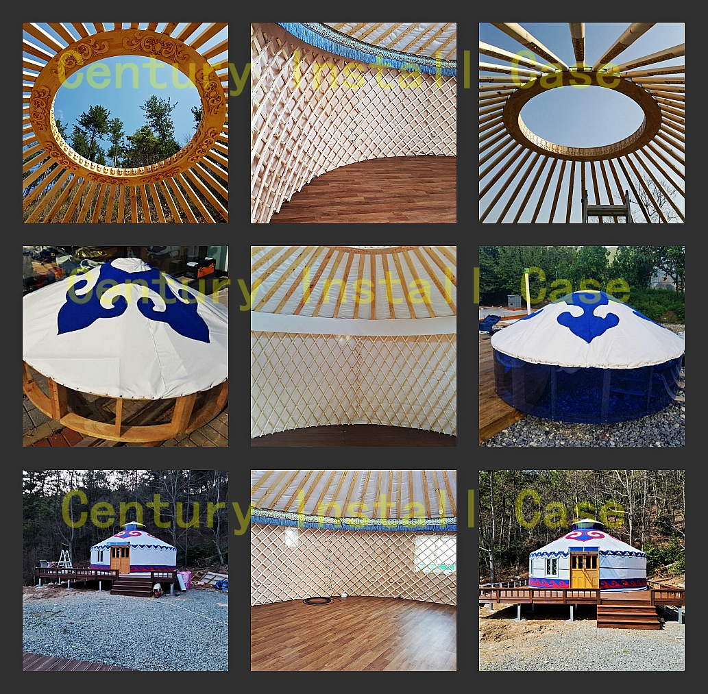 4 Season Mongolian Yurt, High Quality 4 Season Mongolian Yurt on ...