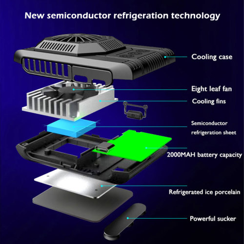 Portable Mobile Phone Cooler Pad Semiconductor Refrigeration Cooling ...