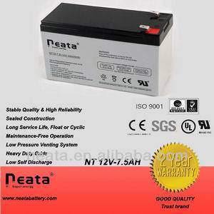 Neata Maintenance Free Rechargeable Inverter Battery 12v 7.5ah, High ...