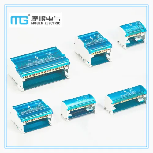 Din Rail Mounting Brass Earth Bar Terminal Box, High Quality Din Rail ...