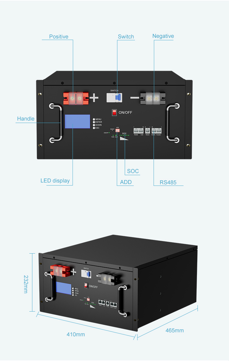 Customizable Battery Management System (bms) For A-grade 10kw, 20kw ...