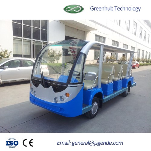 14 Seats Sightseeing Electric Solar Tourist Car, High Quality 14 Seats ...