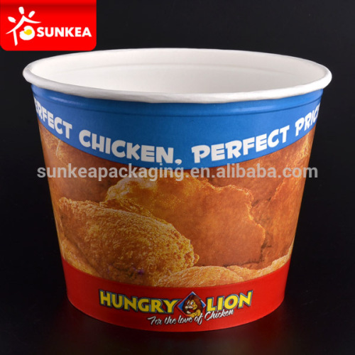 Disposable Take Away Paper Fried Chicken Bucket Quality Choice High