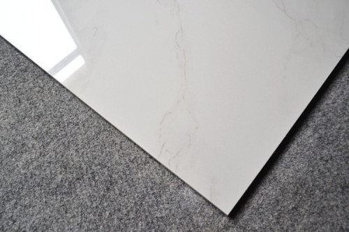 Glazed Porcelain Snow White Tile, High Quality Glazed Porcelain Snow ...