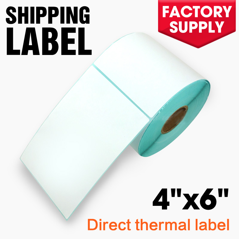 Blank Shipping Label 4x6 Direct Thermal Barcode Labels, High Quality ...