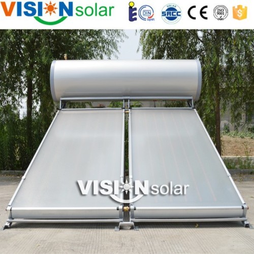 Thermosiphon Compact Pressurized Flat Solar Water Heater System, High ...
