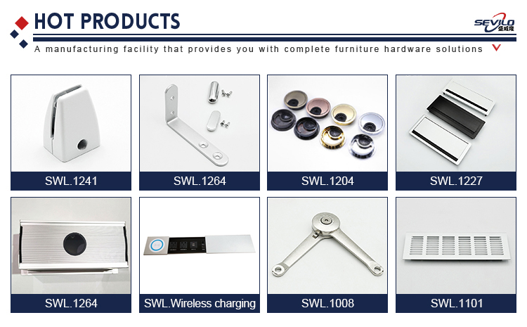 Aluminium Alloy Cable Grommet Pop Up Table Electric Multi Socket Qi ...