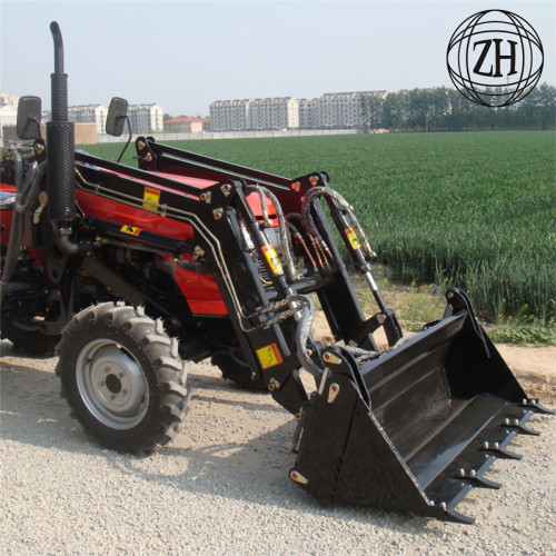 프론트 엔드 로더 및 백호가있는 소형 가든 트랙터 의 고품질 프론트 엔드 로더 및 백호가있는 소형 가든 트랙터
