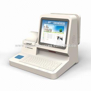 Small Table Kiosk With Double Two-sides 17-inch Lcd Monitor, High ...