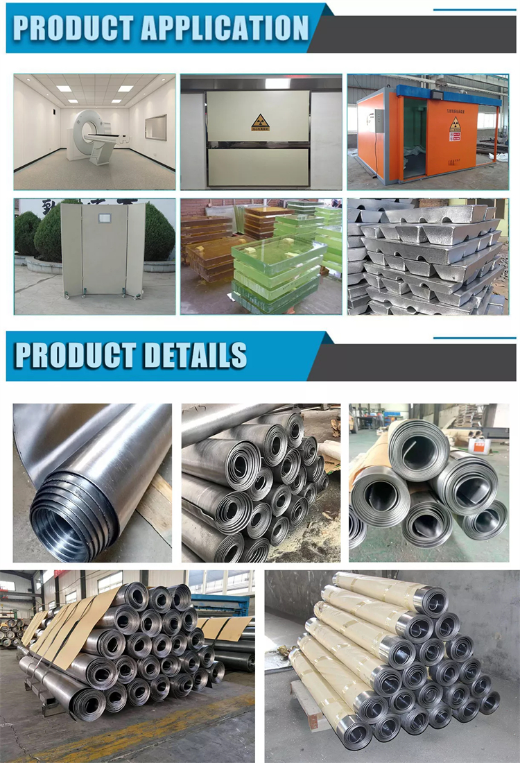 High Quality 1mm Lead Sheet And Radiation-proof Lead Roll For ...