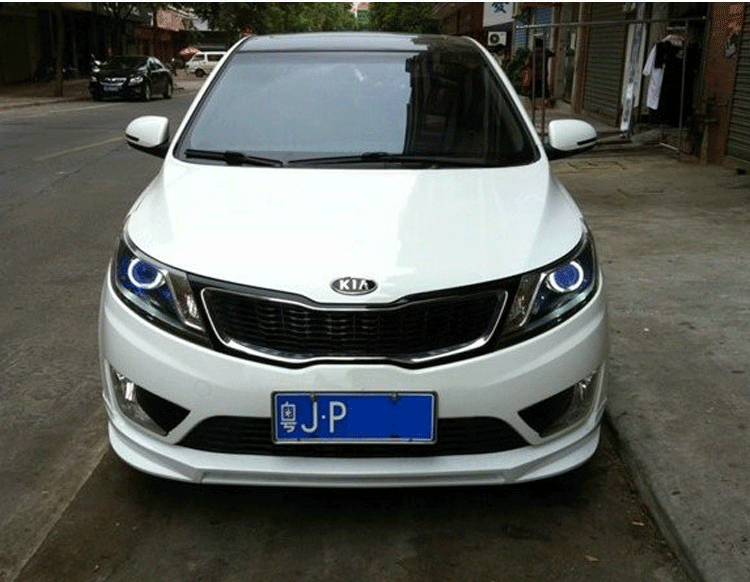 Car Body Kit Front Lip Rear Lip Side Skirts For Kia K2 2011-2014, High ...