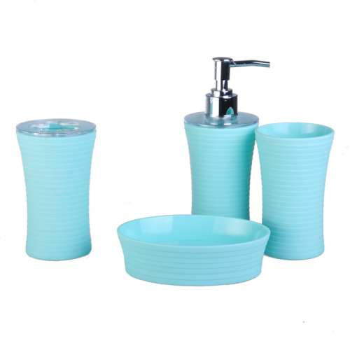 4pcs Bathroom Accessories Set Plastic Houseware Ps Bathroom Ware ...